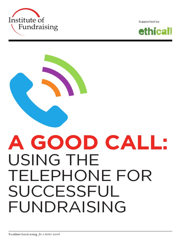 A Good Call: Using The Telephone For Successful Fundraising | PDF ...