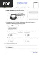 Exercícios de Metrologia - Paquímetro - Exercícios Sobre Paquímetro ...