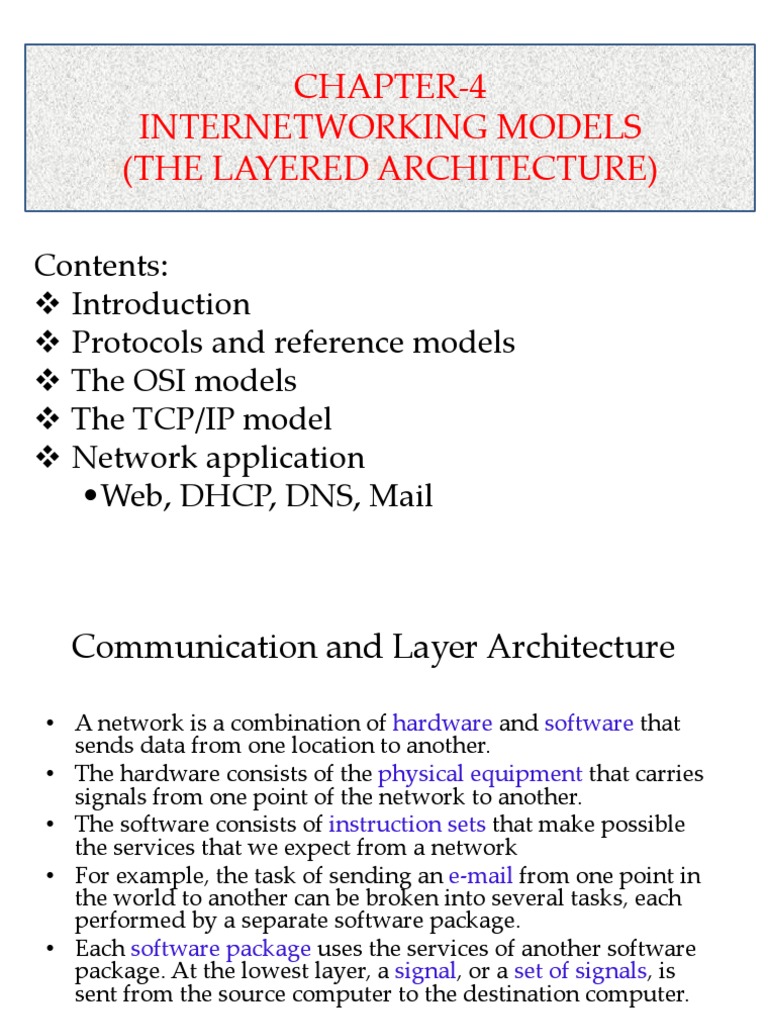 Chapter 4 - Internetworking-1 | PDF | Internet Protocol Suite | Osi Model