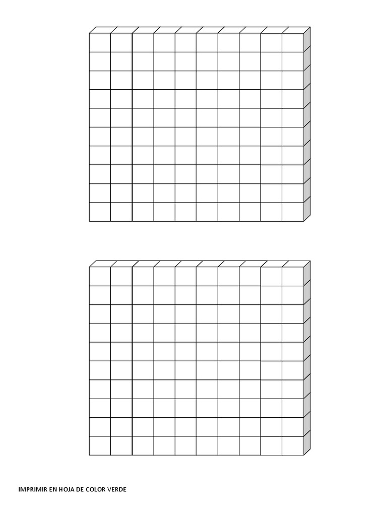 Fichas Base 10 | PDF