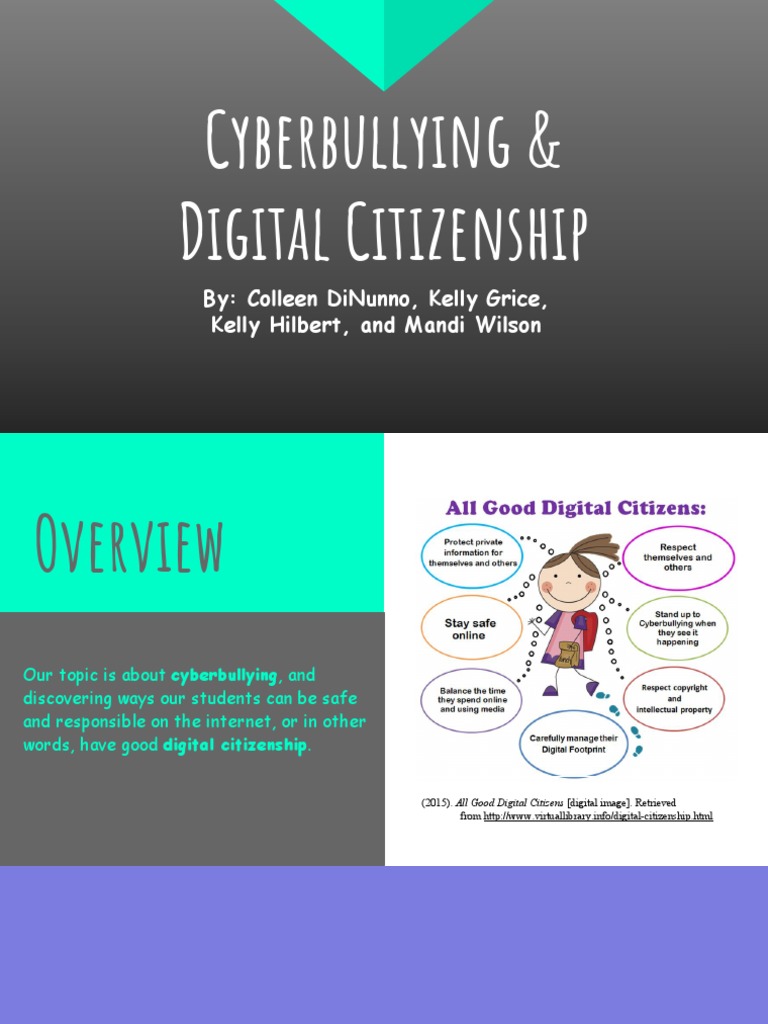 Cyberbullying and Digital Citizenship Guide | PDF | Cyberbullying ...