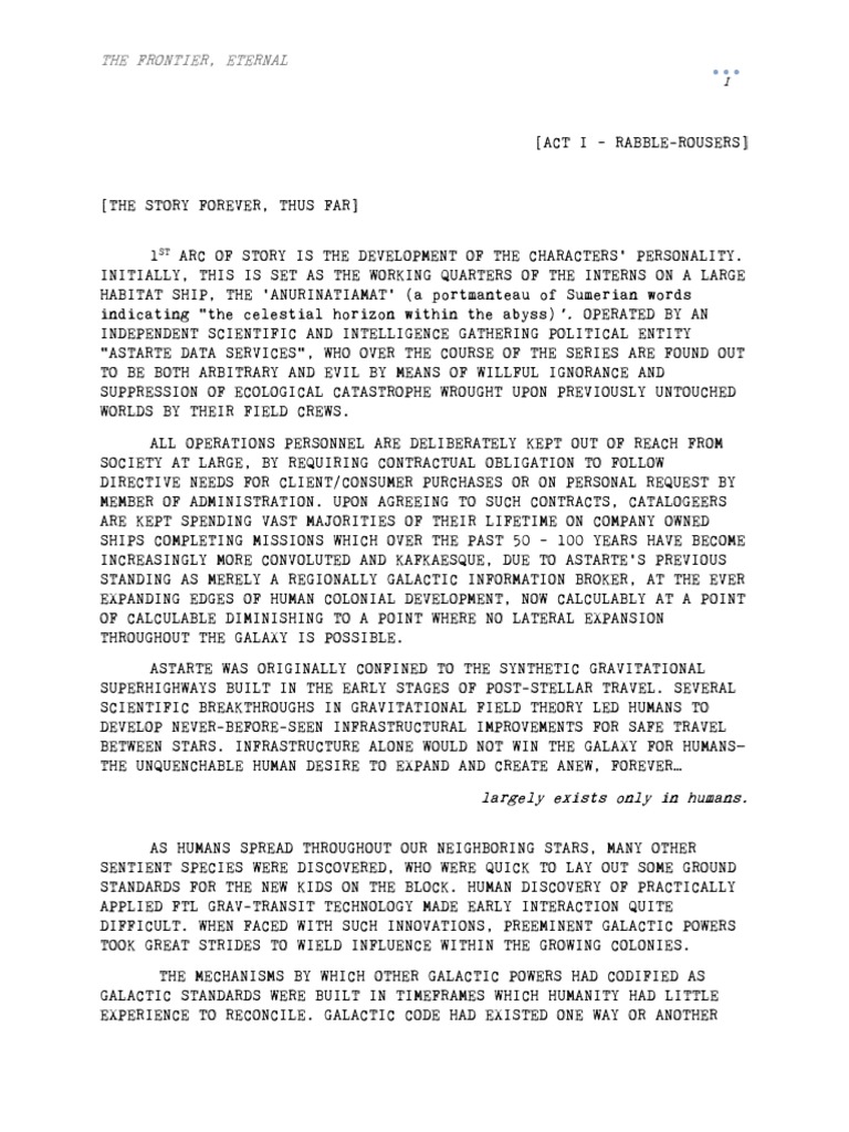 The Frontier Eternal | PDF