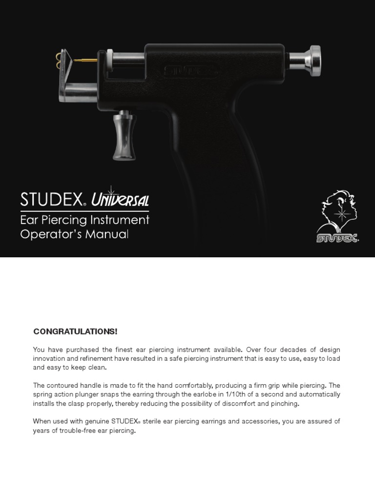 Studex Universal System Manual 2016 | PDF | Trigger (Firearms) | Retail
