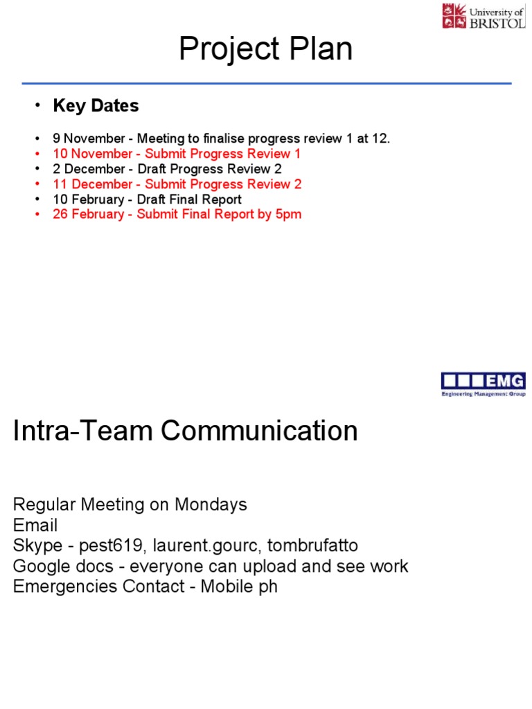 Brufat Engineering Project Timeline & Goals | PDF