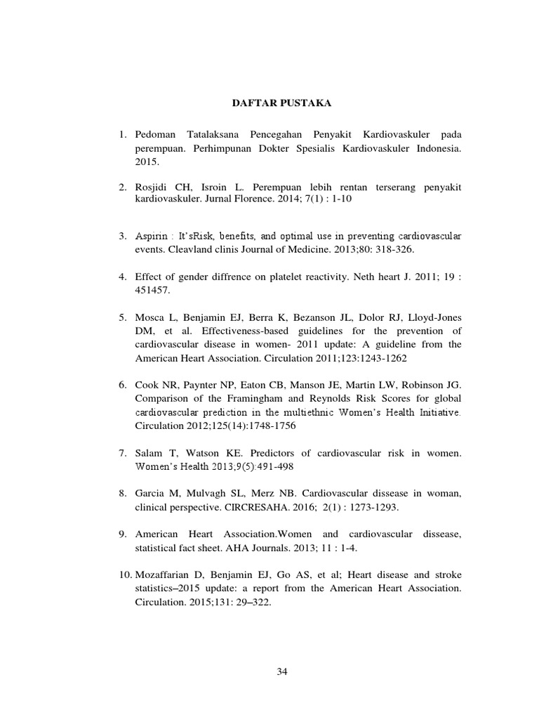 Dapus Fix Referat | PDF | Cardiovascular Diseases | Cardiology