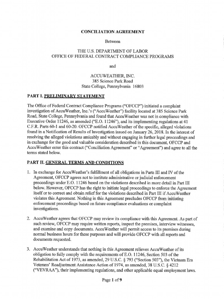 AccuWeather Agreement | PDF