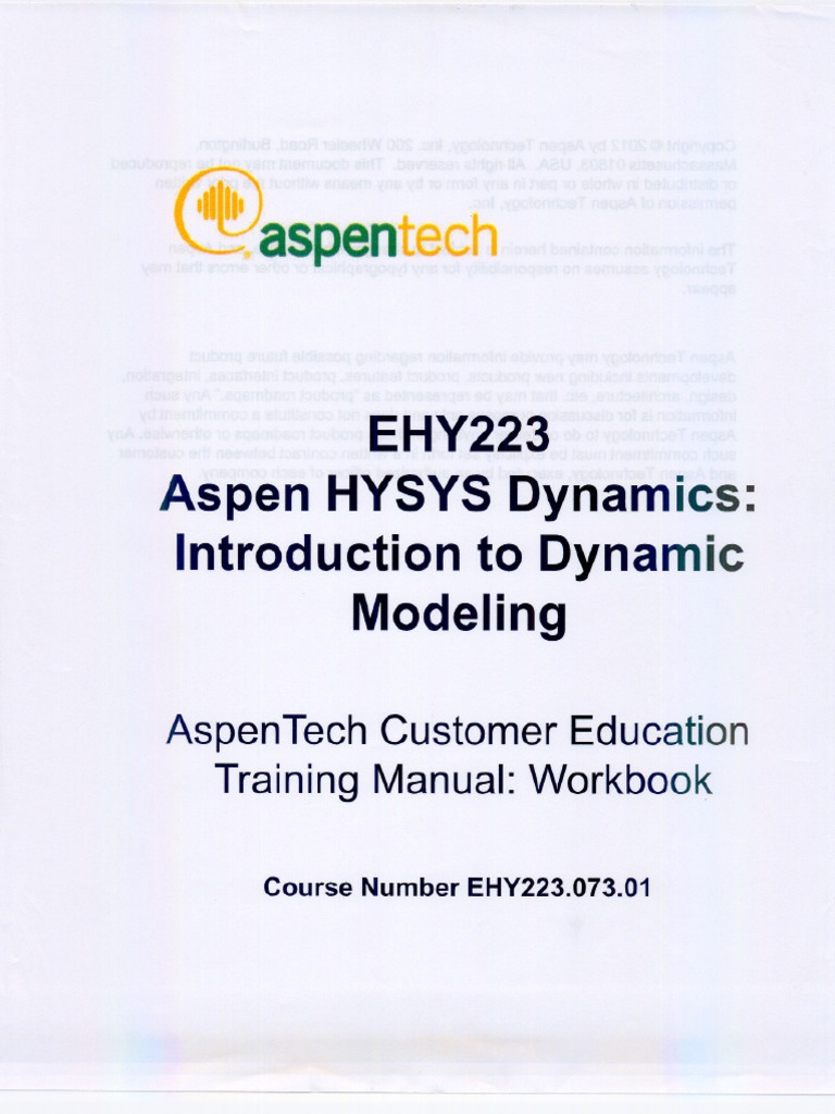 Curso HYSYS Dynamics | PDF
