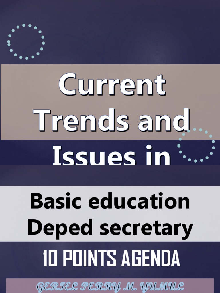 10-Point Agenda to Improve Basic Education in the Philippines as ...