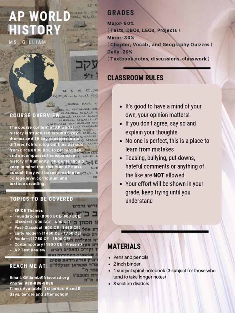 World History | PDF | Behavior Modification | Cognition