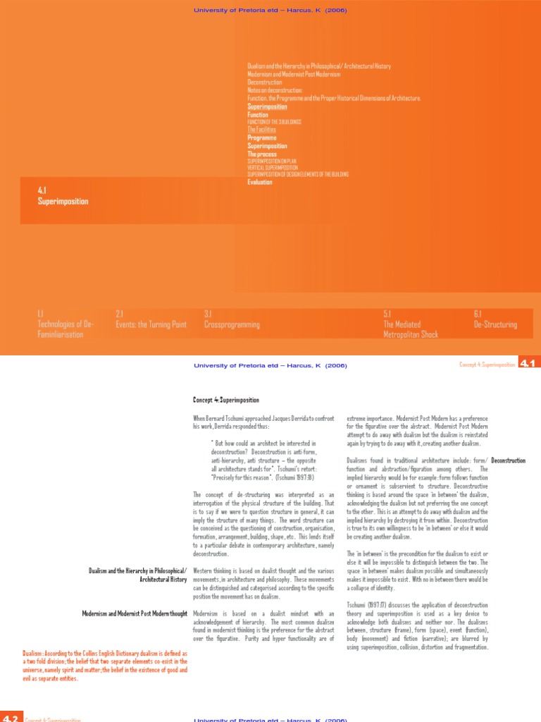Superimposition | PDF | Deconstruction | Postmodernism