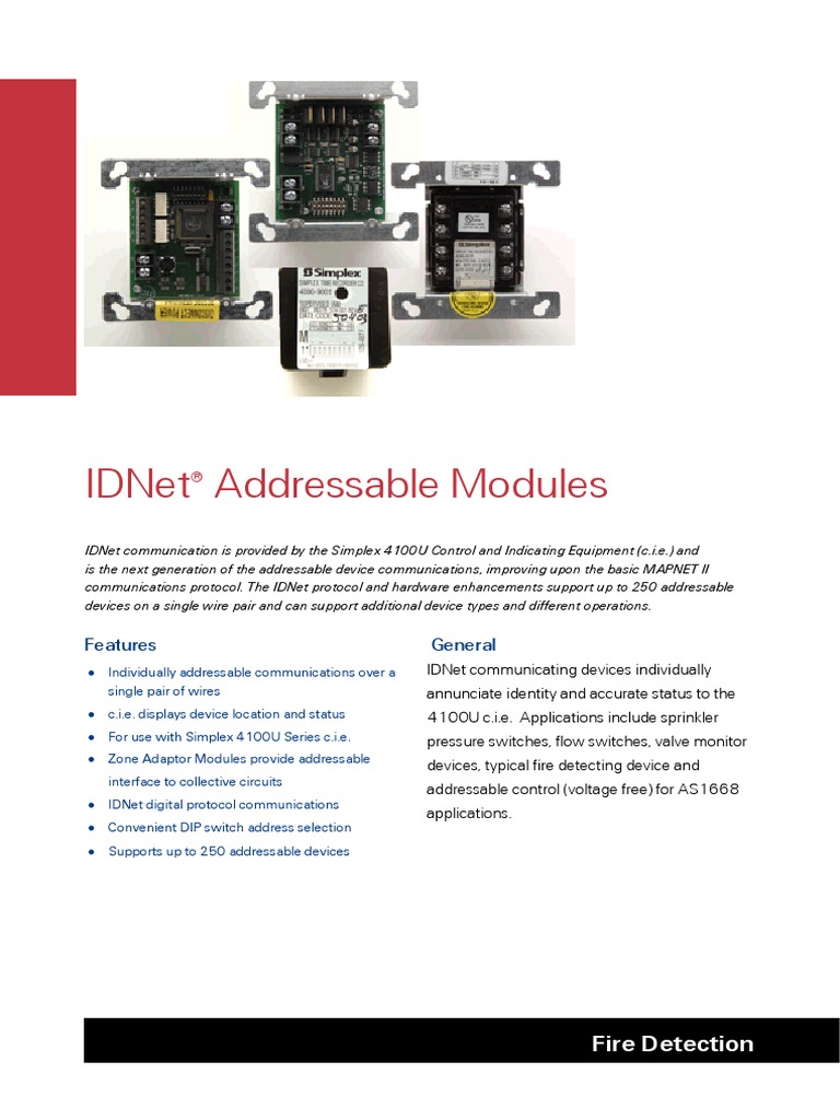 Addressable Modules PDF | PDF | Relay | Switch