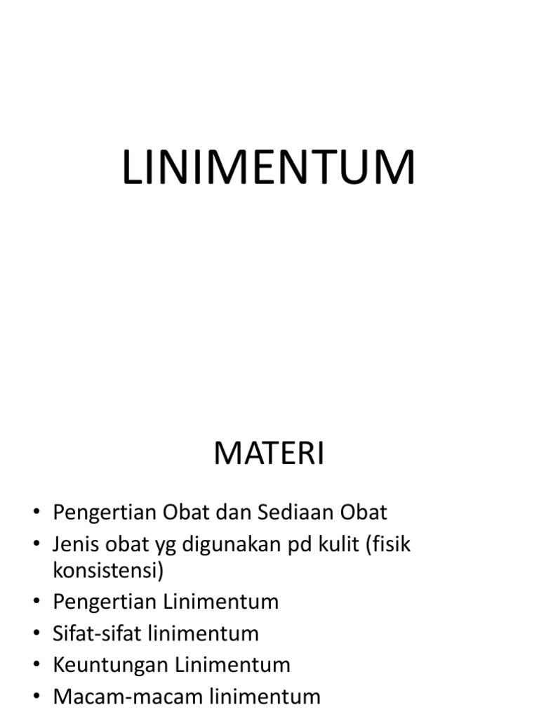 Linimen | PDF