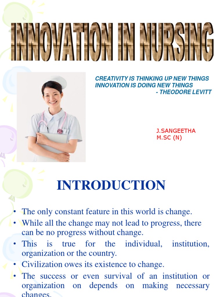 Innovationpresentation 130123054001 Phpapp02 | PDF | Nursing | Health Care