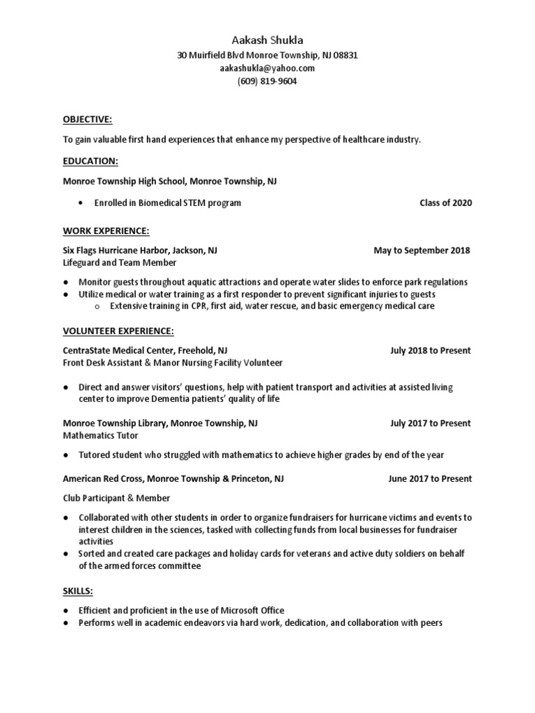 Aakash Shukla Resume | PDF | Career & Growth