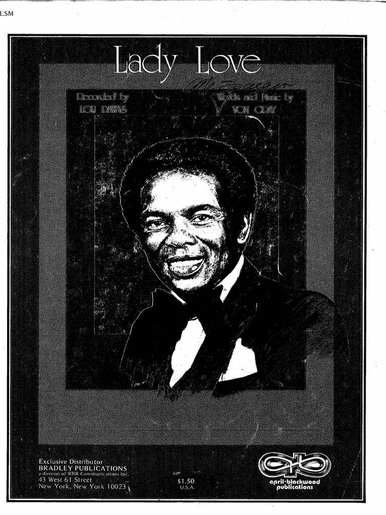 Lady Love - Lou Rawls PDF | PDF