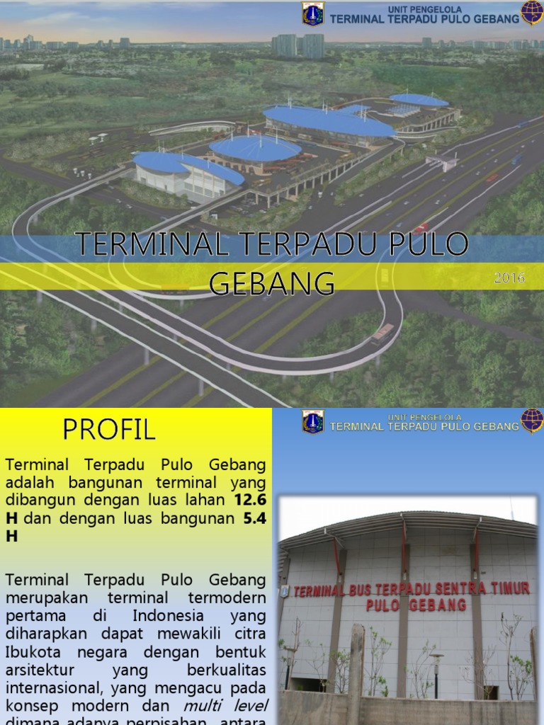 Profil Terminal Terpadu Pulo Gebang | PDF