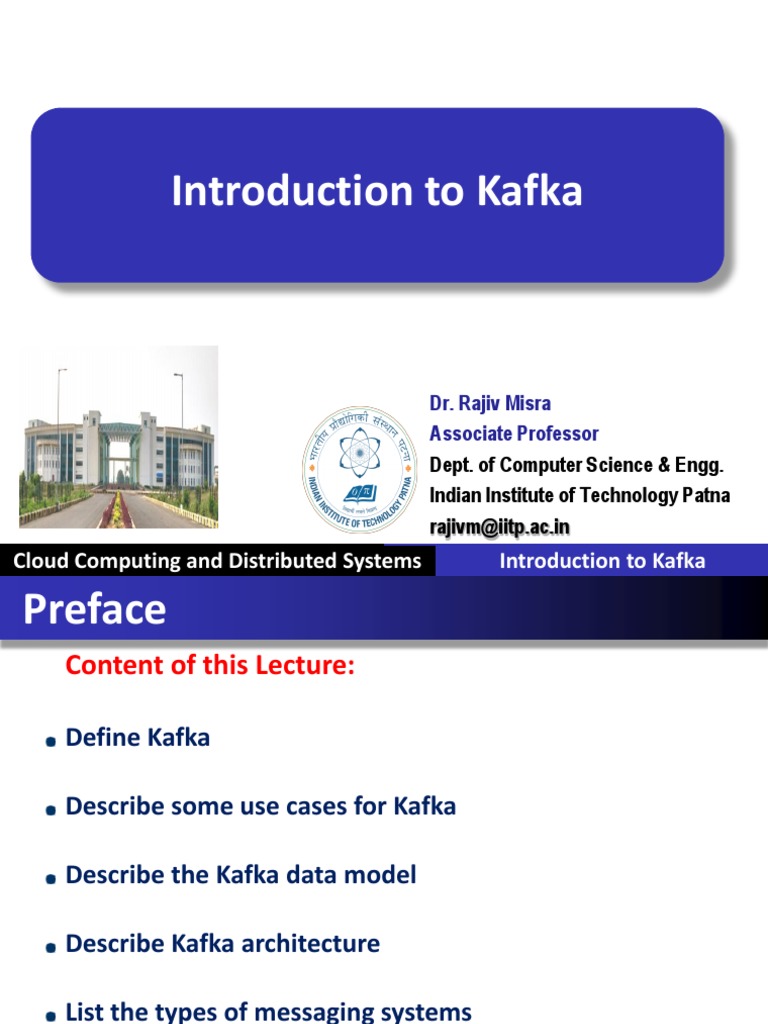 Lecture Intro Kafka | PDF | Computer Programming | Information Technology