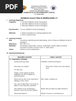 Math 5 Detailed Lesson Plan (Solid Figures) | PDF | Shape | Learning