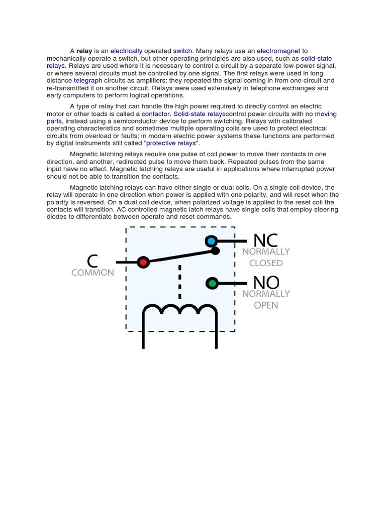 Electrically Switch Electromagnet Solid-State Relays Telegraph ...