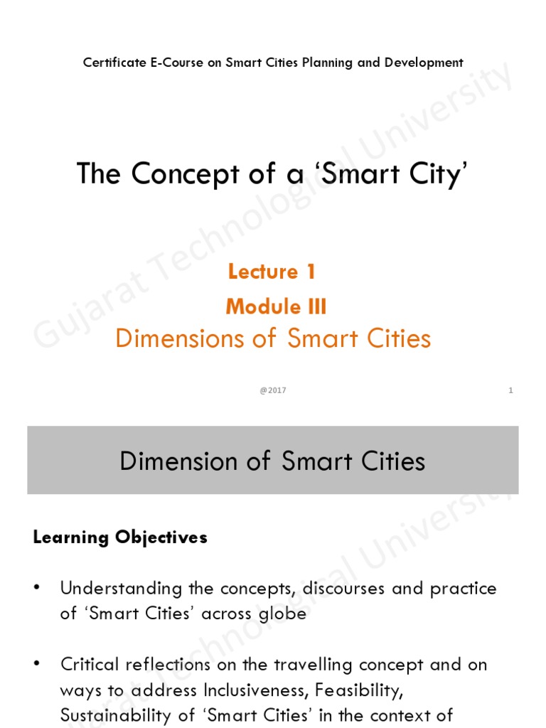 Understanding Smart Cities: Concepts & Benefits | PDF | Internet Of ...
