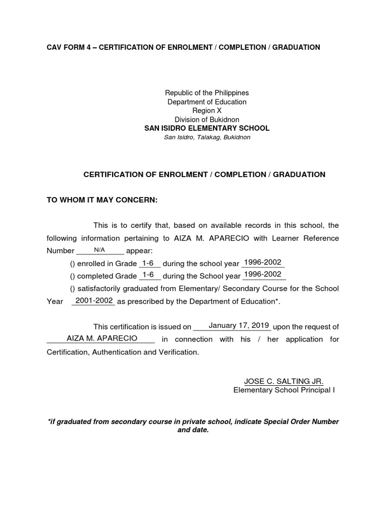 CAV-FORM-4 | Learning | Behavior Modification