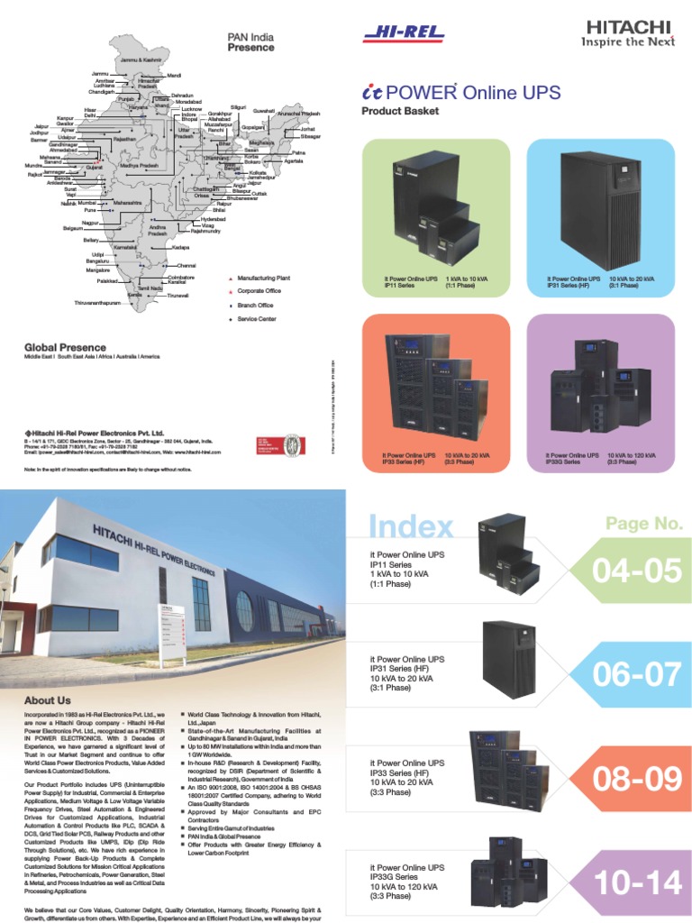 Hitachi | PDF | Power Inverter | Power Supply