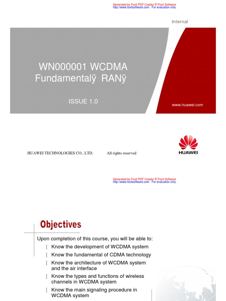 WCDMA Fundamental | PDF | Asynchronous Transfer Mode | 3 G
