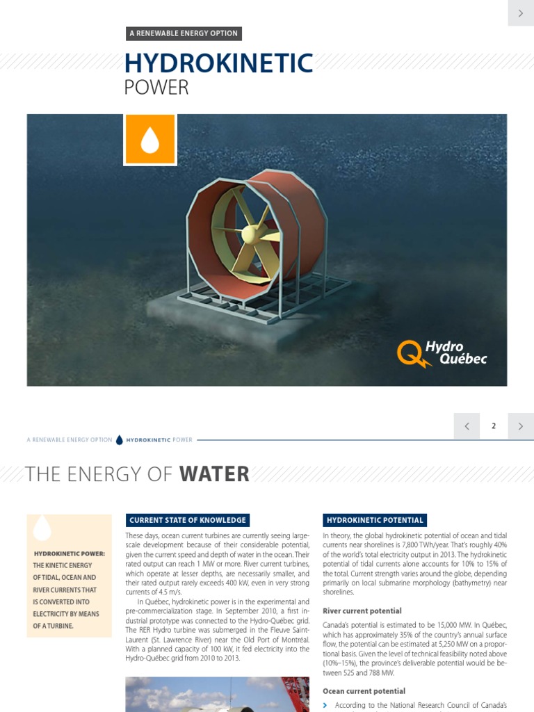 File Hydrokinetic | PDF | Wind Power | Offshore Wind Power