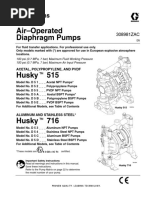 Manual Graco Husky 1050 | PDF | Pump | Valve