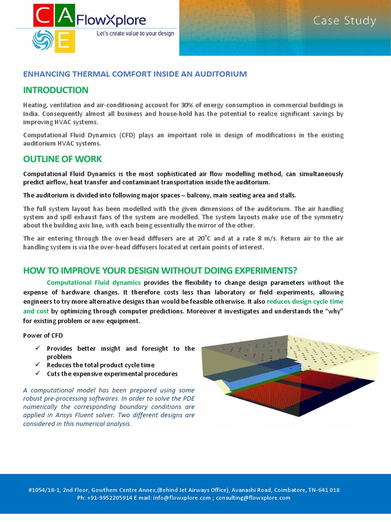 HVAC Auditorium | PDF | Hvac | Computational Fluid Dynamics