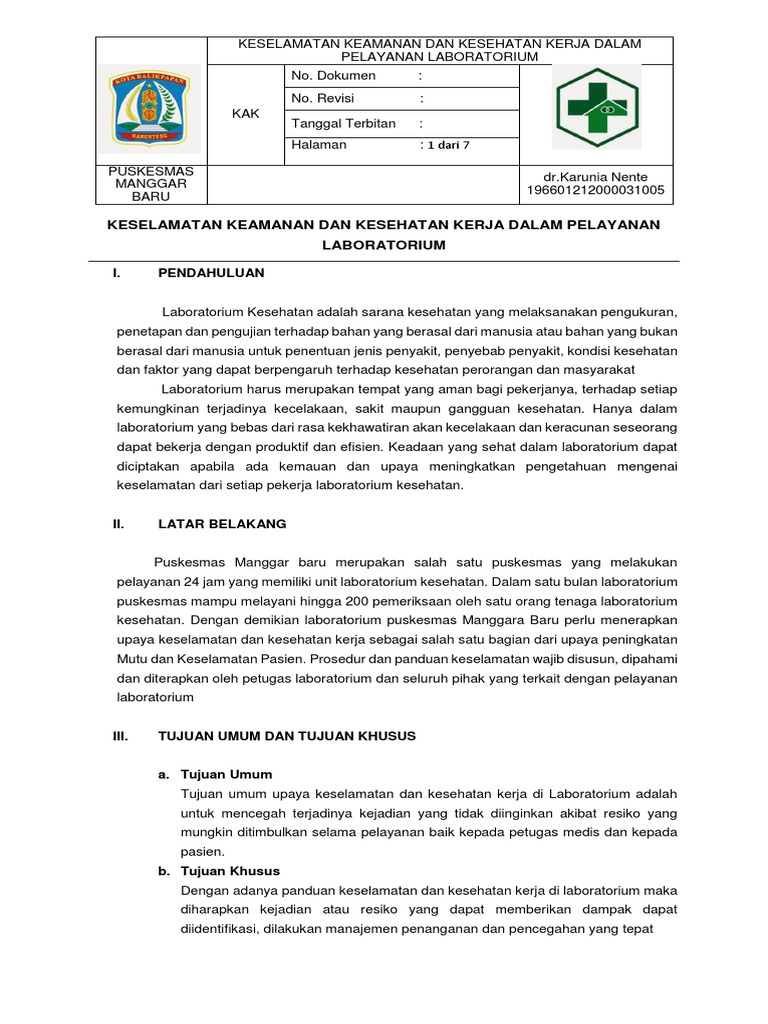 KAK K3 Lab | PDF