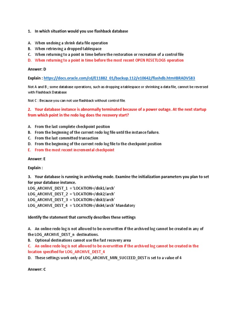 OCP 12c Study Guide | PDF | Backup | Protein Data Bank