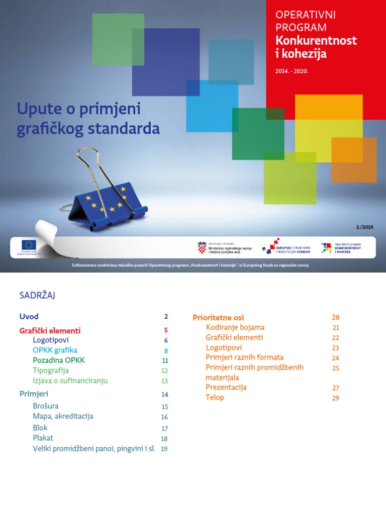 Upute o Primjeni Grafičkog Standarda OPKK 4.2.2019. | PDF