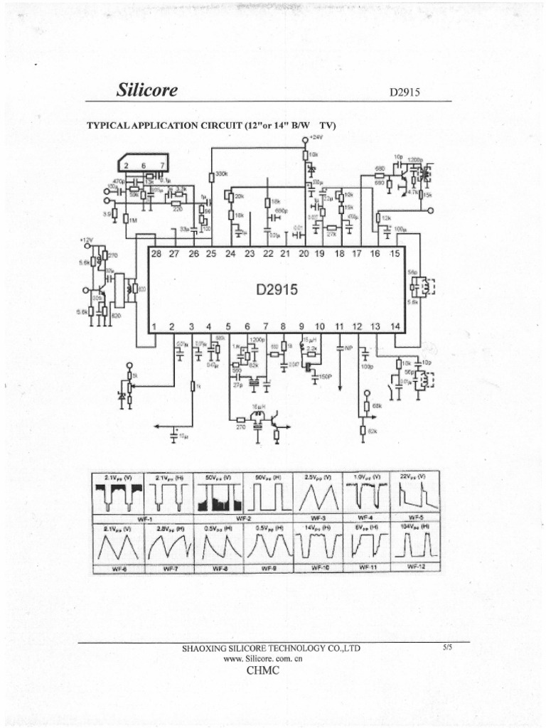D2915 - Application Circuit PDF | PDF