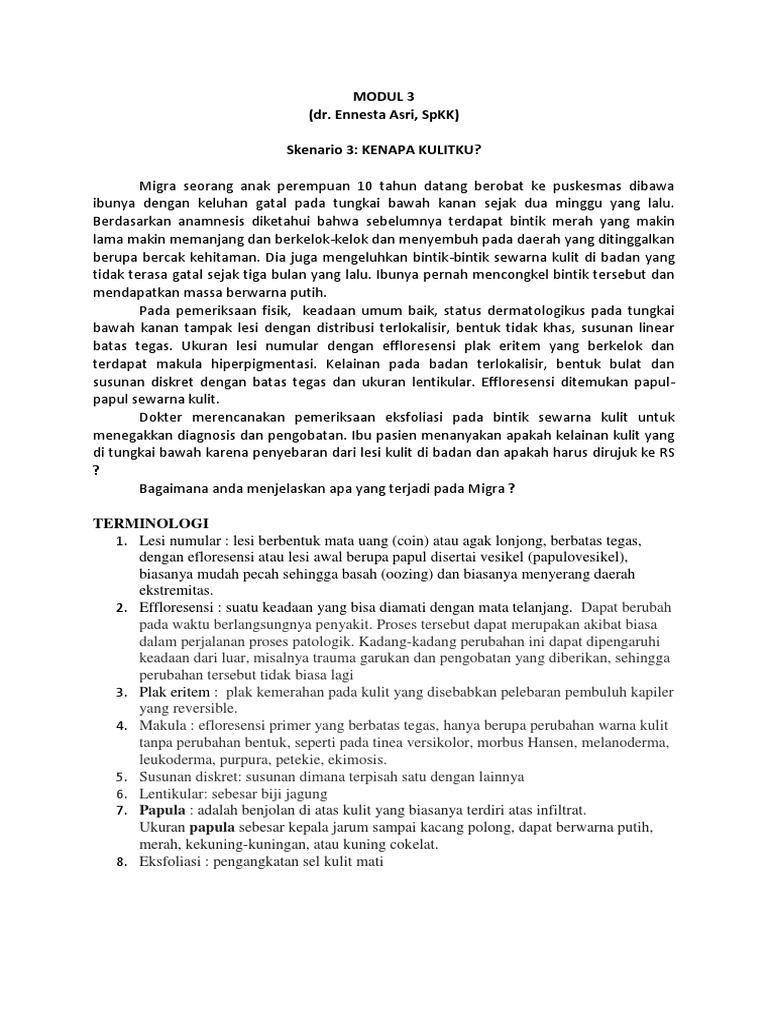 Tutorial Modul 3 Blok 3.4 | PDF