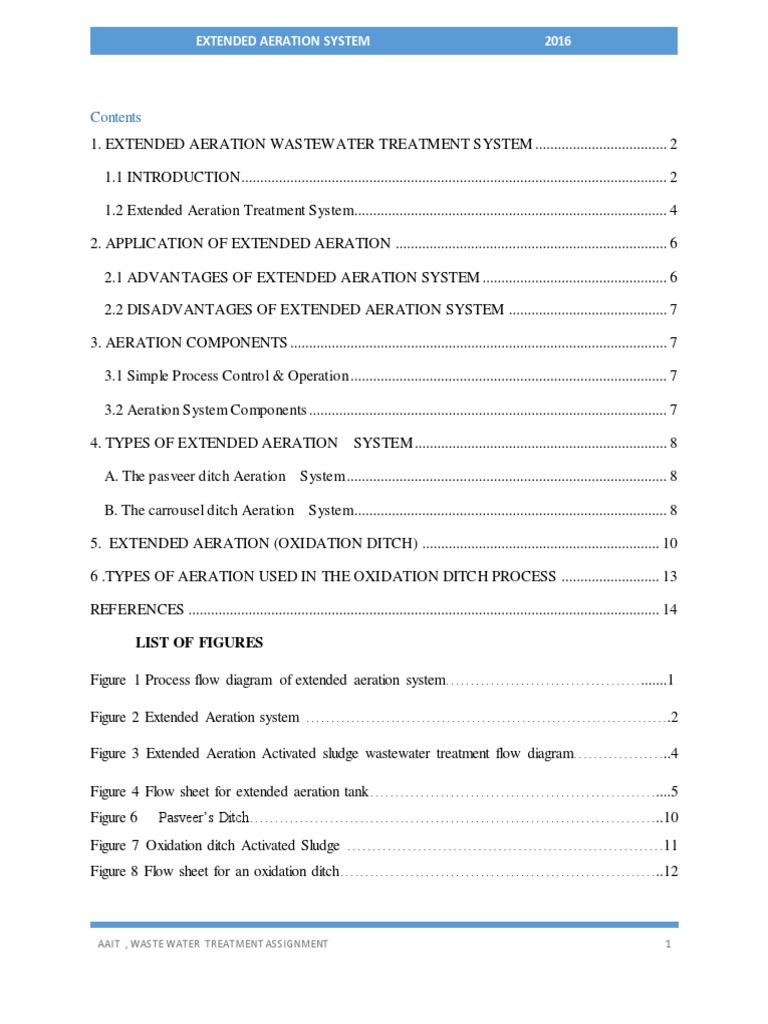 Extended Aeration System 2016 | PDF | Sewage Treatment | Sewerage