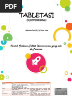 Macam-Macam Sediaan Tablet, Tujuan Dan Contoh | PDF