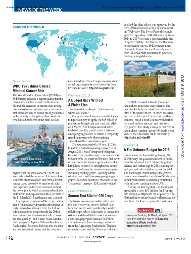 3.8.13 Science Magazine | PDF