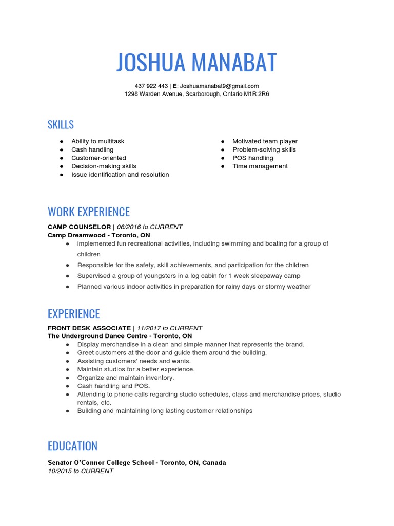 Final Resume | PDF