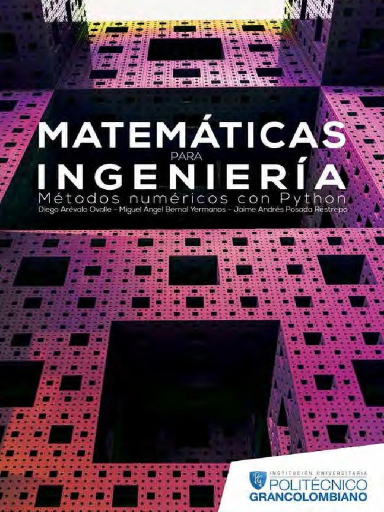 Matemáticas Para Ingeniería Métodos Numéricos Con Python Nodrm