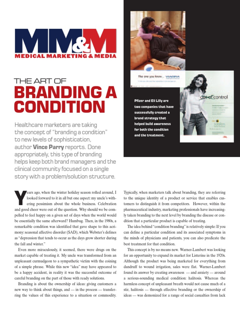 The Art of Branding A Condition | PDF | Diagnostic And Statistical ...