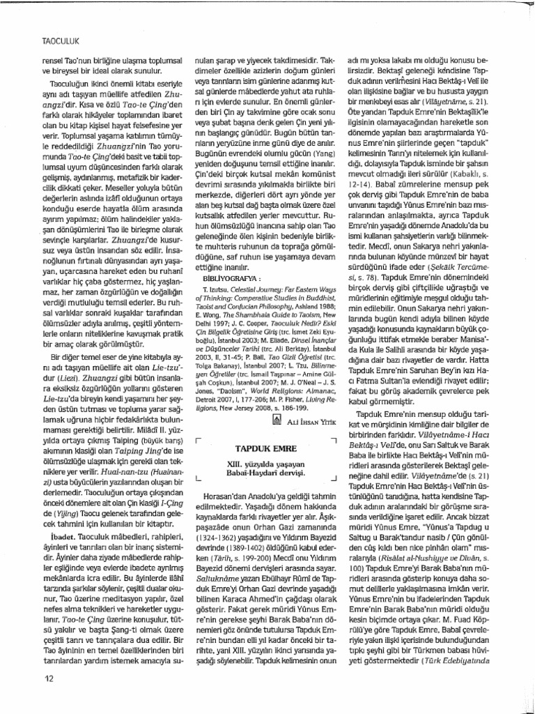 Tapduk Emre c.40 | PDF