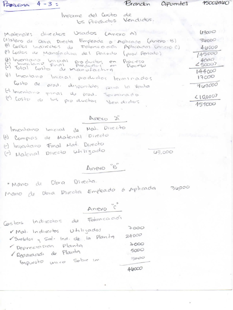 Problema 4-3 Contabilidad para Administradores 2 | PDF