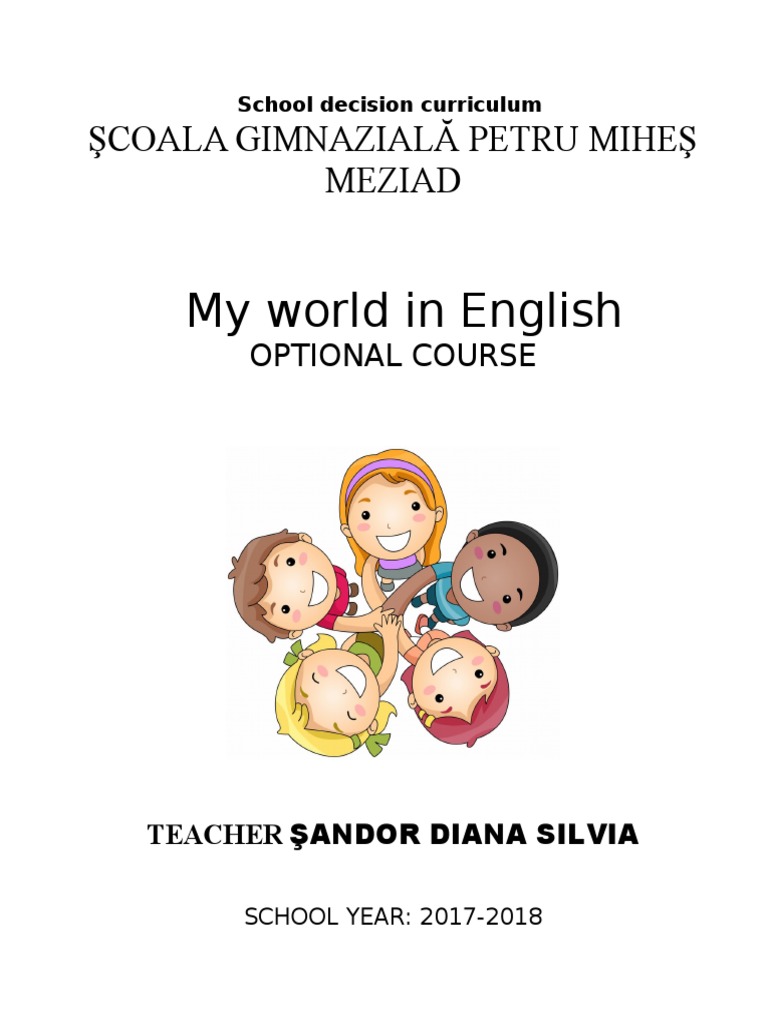 Optional Trandisciplinar Engleza 2017 | PDF