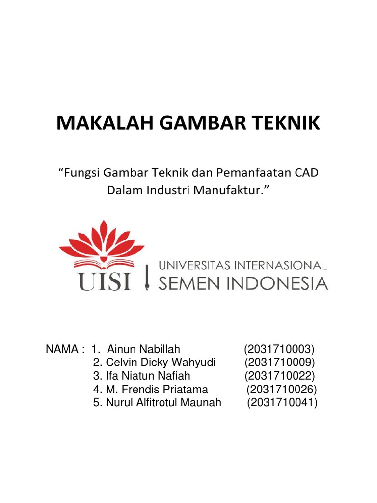 Gambar Tekkim 1 | PDF