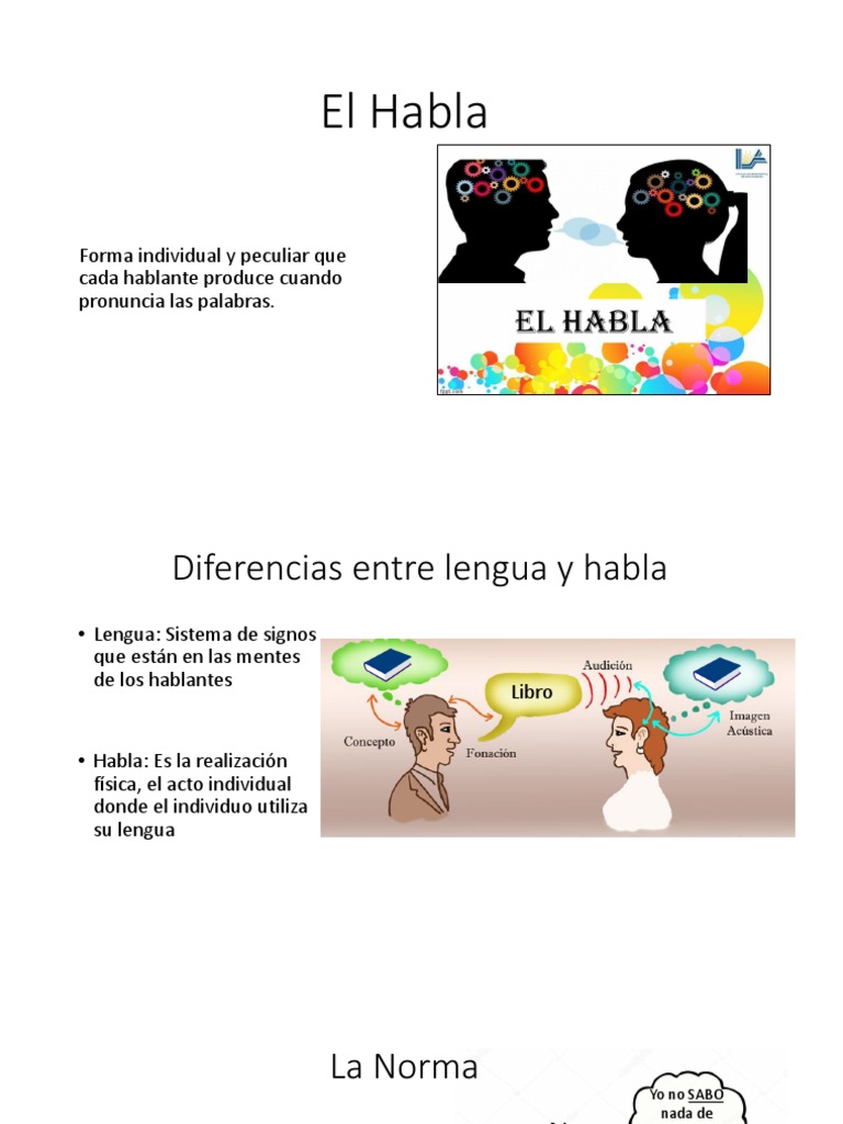 El Habla | PDF