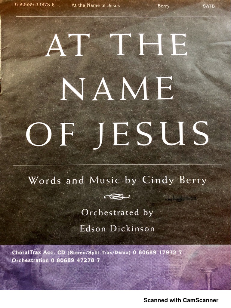 At The Name of Jesus Satb | PDF