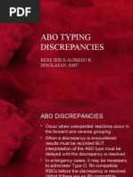 Resolving Abo RH Blood Group Discrepancies | PDF | Blood Type | Blood ...