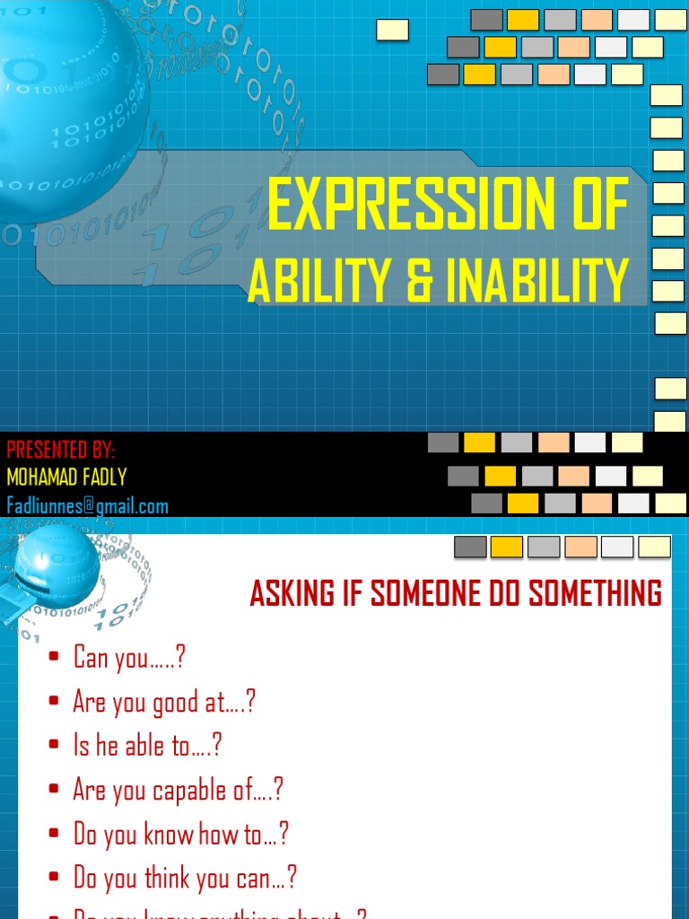 Ability and Inability | PDF | Career & Growth | Self-Improvement