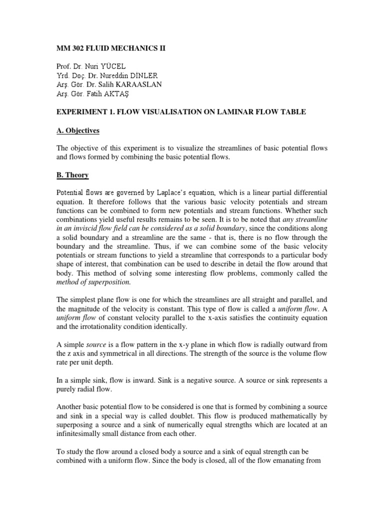 MM302 1 Lecture Note 1 | PDF | Fluid Dynamics | Civil Engineering